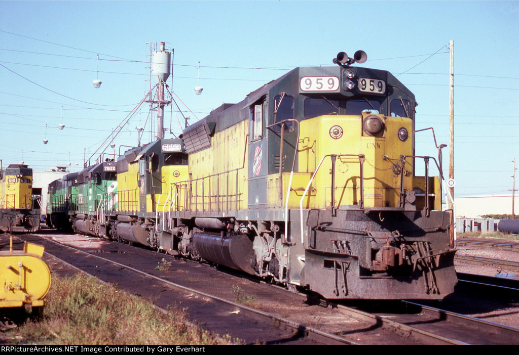 CNW SD45 #959 - Chicago & NorthWestern